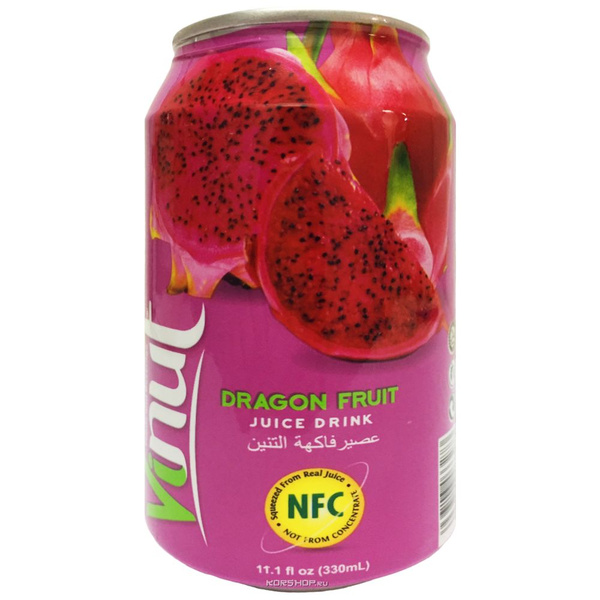 Vinut Dragon Fruit напиток сокосодержащий со вкусом питайи 350 мл ...