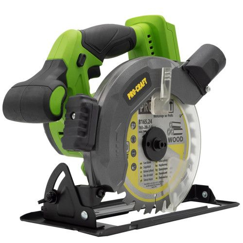 Пила циркулярная аккумуляторная Procraft PCA28 (1 АКБ и ЗУ), диск 165мм, пропил 55мм, 4500об/мин ...