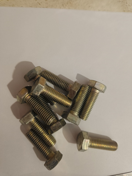 Болт M8 x 8 x 25 мм, головка: Шестигранная, 10 шт. 134 г купить на OZON по низкой цене (1711166338)