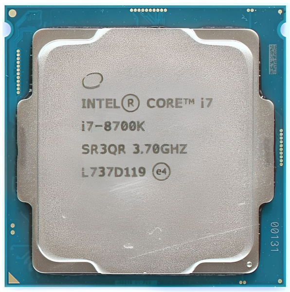 Процессор Intel Core i7 8-го поколения, OEM (без кулера), 6 яд., 3.7 ...