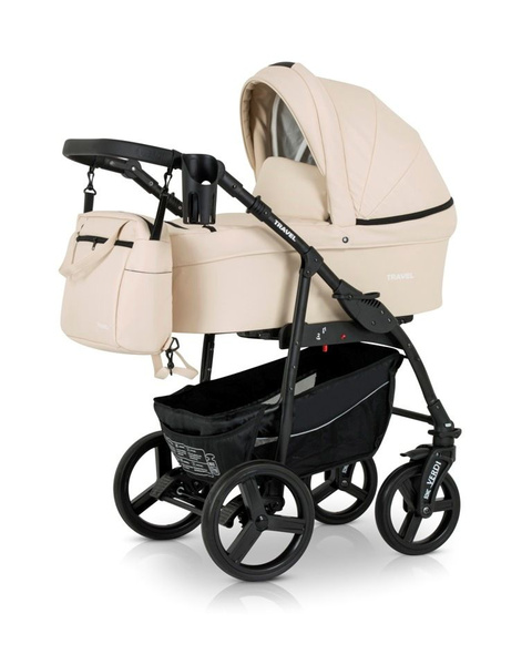 Коляска Verdi TRAVEL 3в1 (color 04) светло-бежевая экокожа купить на ...