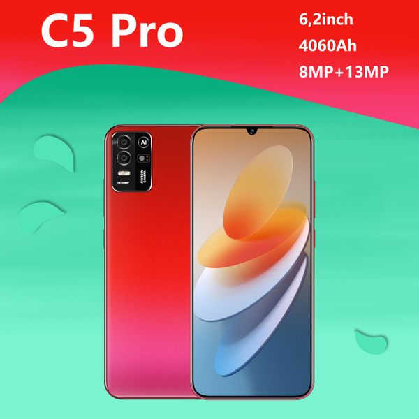 Смартфон C5 Pro 900 128 ГБ 6 ГБ Красный IPS 2 SIM купить c доставкой на ...