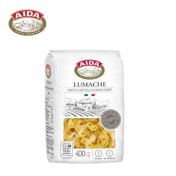 Макароны Aida Lumache Улитка, 400 г купить на OZON по низкой цене ...