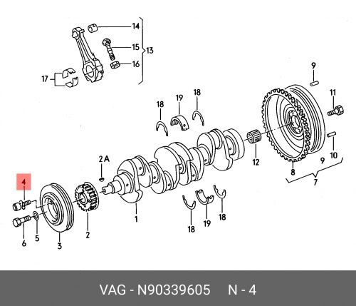 Болт крепежный автомобильный, 1 шт. купить c доставкой на OZON по ...