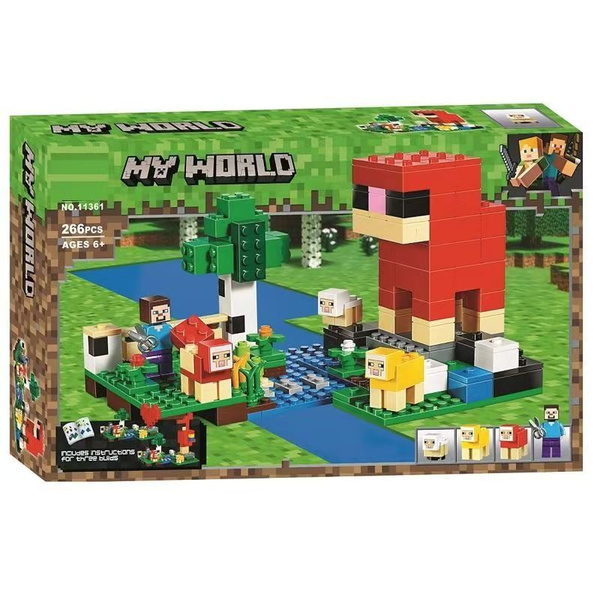 LEGO Minecraft Шерстяная ферма 21153 купить на OZON по низкой цене ...