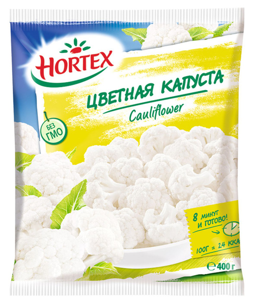 Капуста цветная Hortex замороженная, 400г, 8 штук купить на OZON по низкой цене (1731502118)