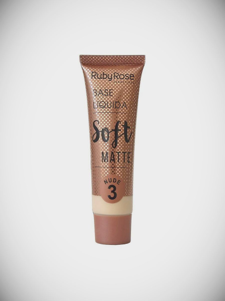 RUBY ROSE Тональный крем матирующая Soft Matte Nude Nude 3 купить на OZON по низкой цене ...
