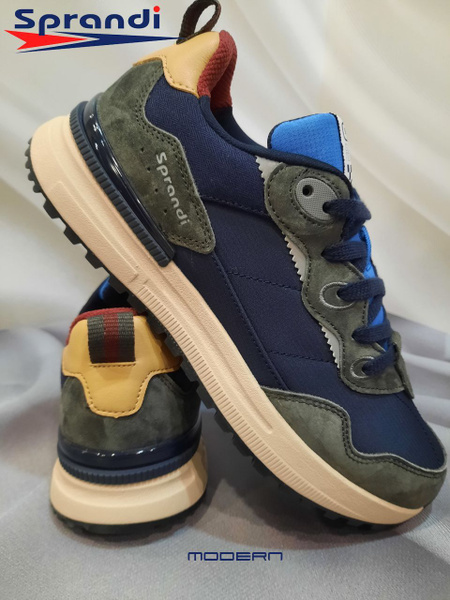 Кроссовки Мужской Sprandi Текстиль, EVA Спортивная ходьба, Туризм, размер 41 Демисезон Шнурки ...