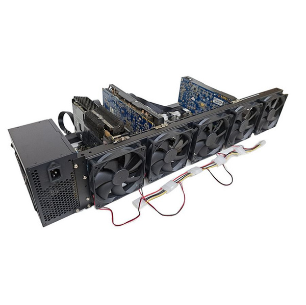 3 слоя Open Air Miner Case 6/8/12 GPU Mining Rig Frame для Crypto Coin ...