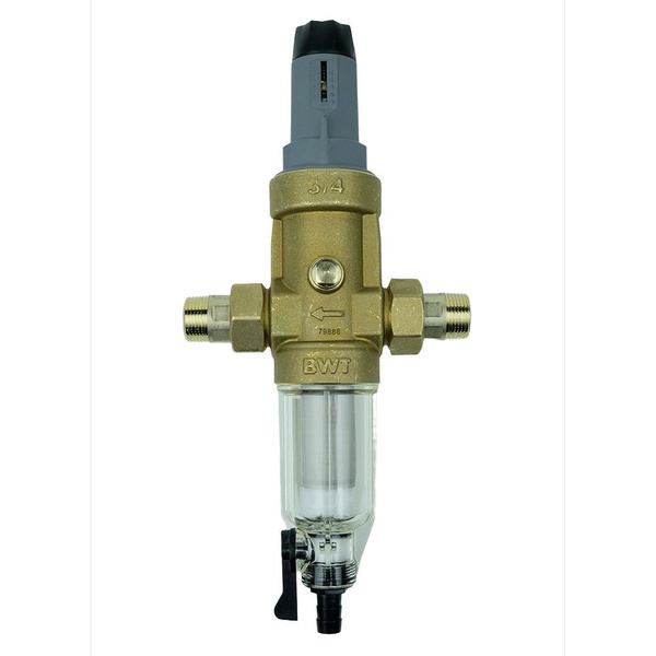 Фильтр для холодной воды самопромывной BWT Protector mini HWS C/R 3/4" с редуктором давления ...