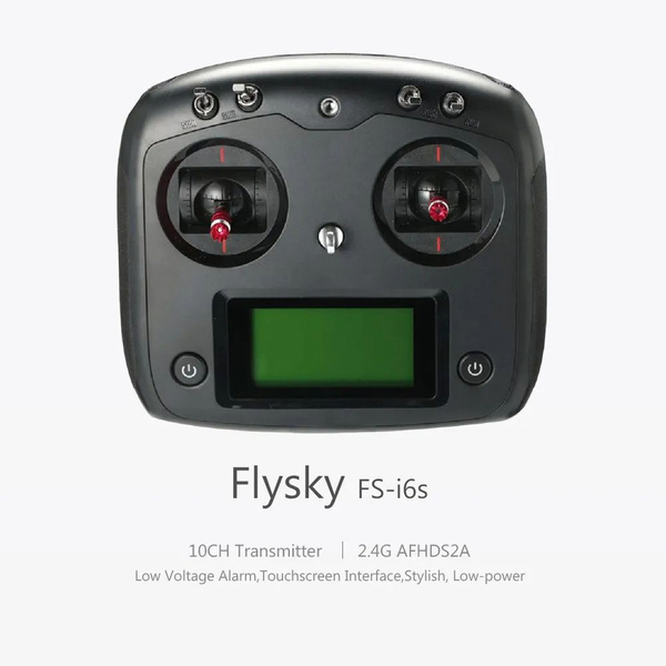 Flysky FS-i6s 2,4G 10-канальный AFHDS 2A передатчик с сенсорным экраном ...