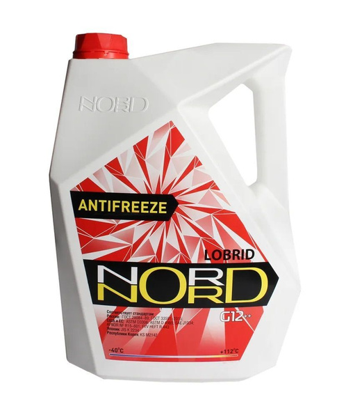 "ОРИГИНАЛ" Антифриз NORD G12++ КРАСНЫЙ 5 кг НОРД G12++ Охлаждающая ...
