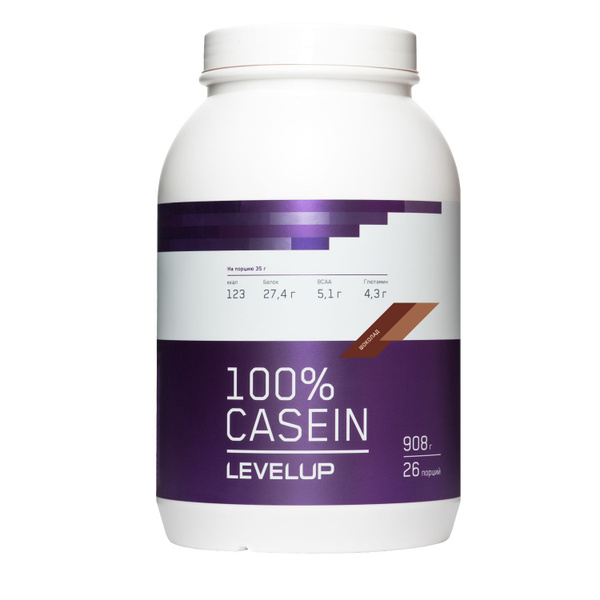 LevelUp Мицеллярный казеин 100% Casein, Казеиновый протеин для ...