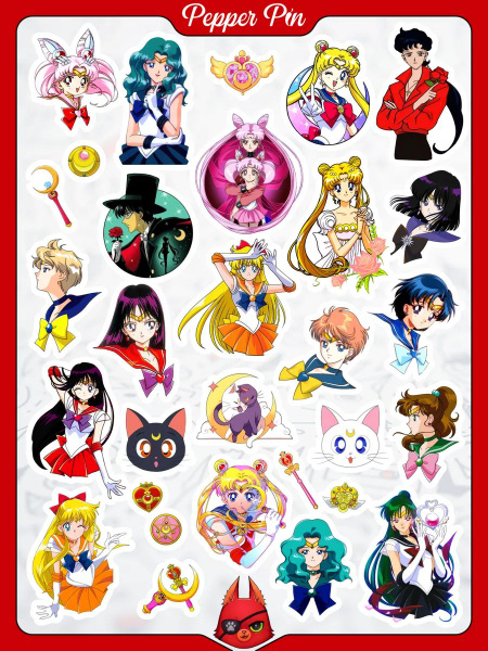 Стикеры и наклейки на телефон сейлор мун купить на Ozon по низкой цене 1756748428