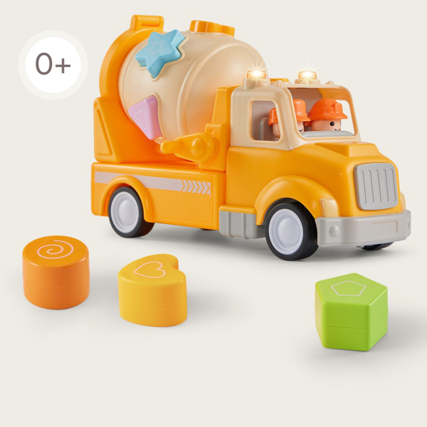 331942, Бетономешалка машинка Happy Baby BUILDER CREW, машина для ...