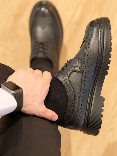 Туфли Мужской BOTTIC Натуральная кожа, размер 44 Каблук + платформа G ...