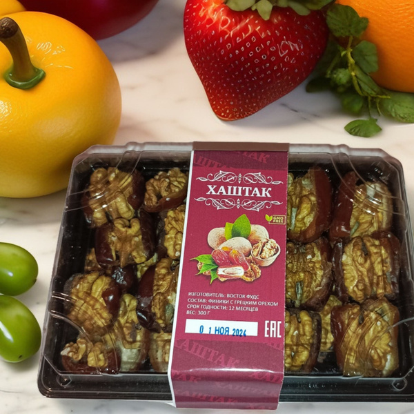 Хаштак (финики с грецким орехом) купить на OZON по низкой цене (1798668810)