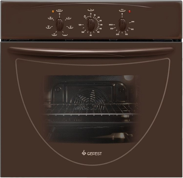 Духовой шкаф электрический встраиваемый Gefest ЭДВ ДА 602-01 К, объем 55 л, гриль, конвекция ...