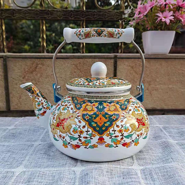 Чайник заварочный "1.5л Утолщенный термостойкий эмалированный кувшин ...