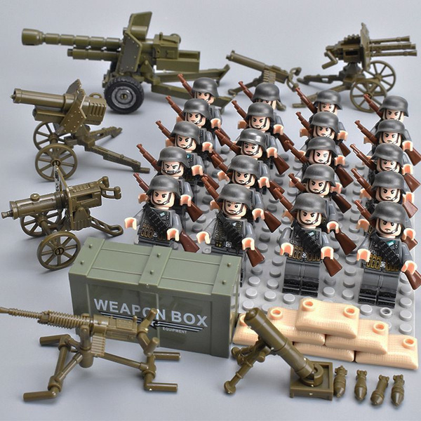 Военные фигурки Немецкая Армия / лего человечки военные / лего солдаты ...