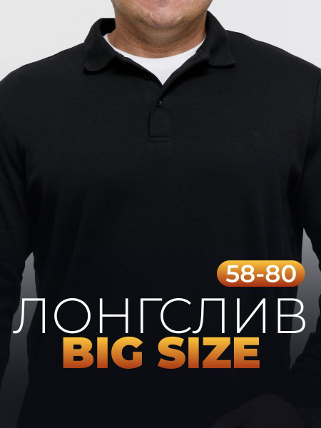 Лонгслив MR. BIGMAN большие размеры 58-80 купить на OZON по низкой цене (1600450656)