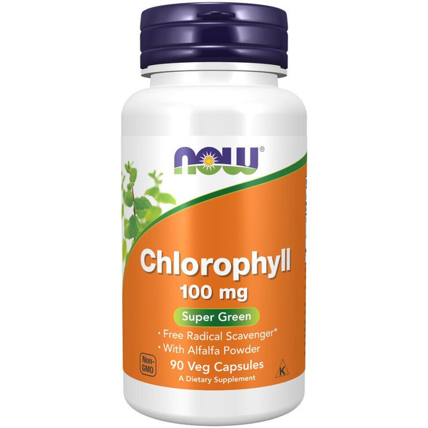 NOW Chlorophyll 100 мг., 90 капс. купить на OZON по низкой цене ...
