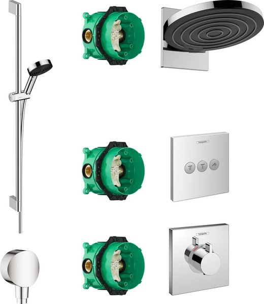 Душевой комплект Hansgrohe Pulsify Pulsify с верхним душем, с ...
