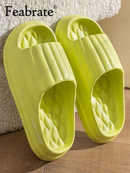 Шлепанцы Женский Feabrate, размер 39 EVA Круглый нос, Толстая подошва Без застёжки Лето купить c ...
