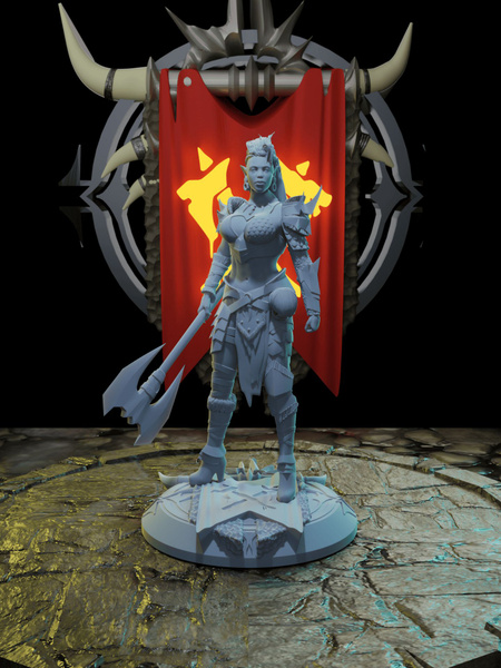 Миниатюра Фигурка RAID Shadow Legends - Zargala, Заргала 8,3см 1/24 ...