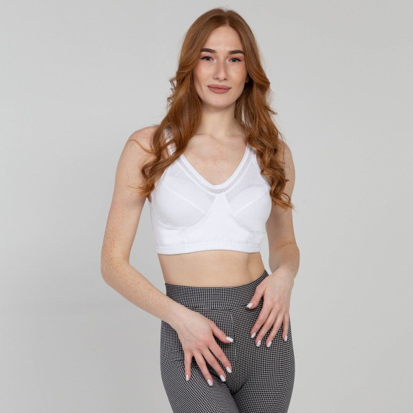 Топ-бюстье Женский OTS, размер 90C белый Хлопок Турция купить c доставкой на OZON по низкой цене ...