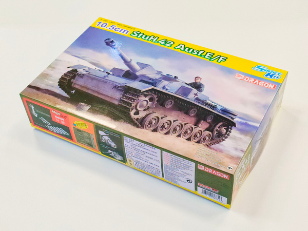 Немецкая САУ 10.5cm StuH.42 Ausf.E/F Сборная модель Dragon 6834 1/35 ...