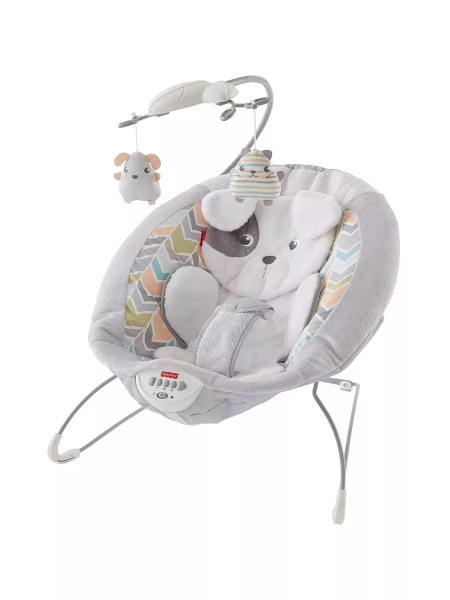 Шезлонг Плюшевый Щенок, Fisher-Price GWD50 купить на OZON по низкой ...
