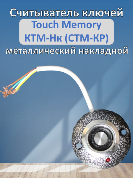 Считыватель ключей Touch Memory КТМ-Нк (СТМ-КР) металлический накладной купить на OZON по низкой ...