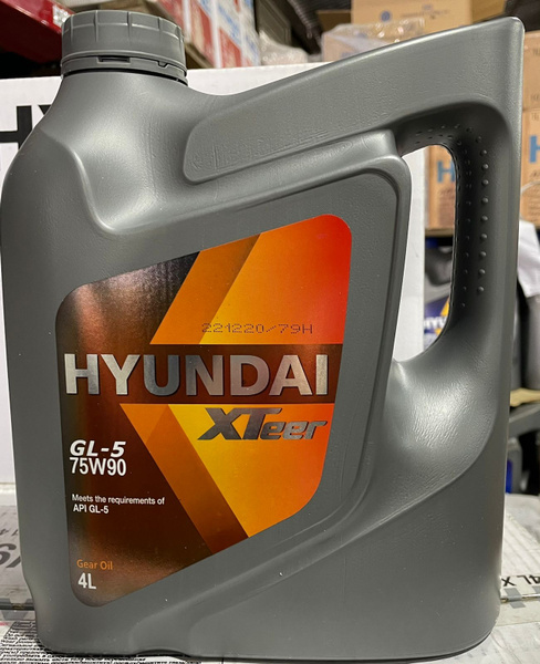 Hyundai XTeer Масло трансмиссионное XTEER GEAR OIL GL-5 75W-90 4л ...