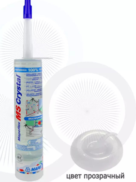 Герметик Mapei Mapeflex MS Crystal прозрачный 300 мл купить на OZON по ...