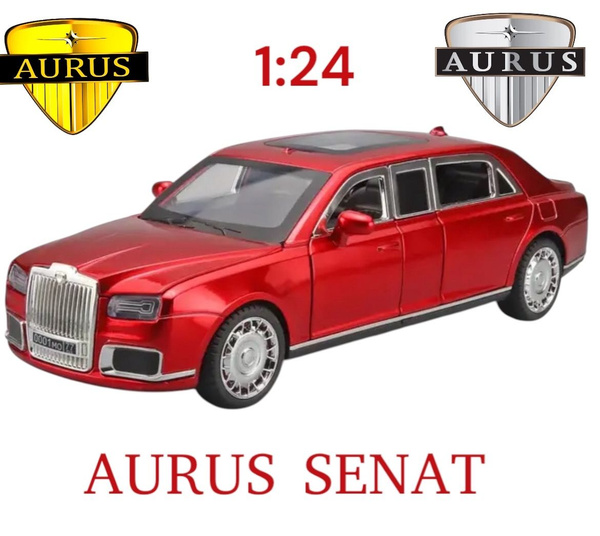 Коллекционная масштабная модель Aurus Senat 1:24 (металл,свет,звук) купить на OZON по низкой ...