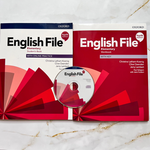 English File Elementary fourth edition (Student's book + Workbook ...