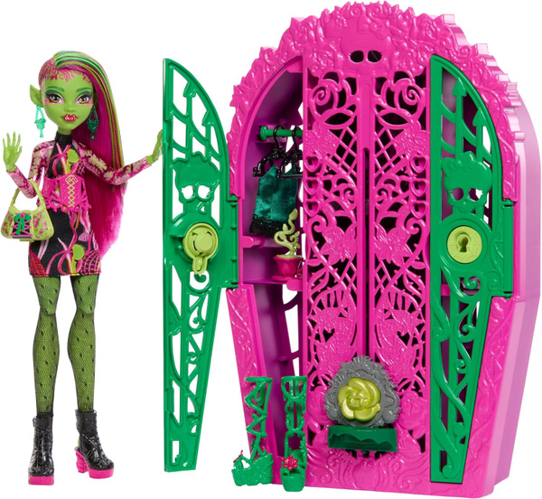 Шкафчик с куклой Венера Макфлайтрап Таинственный Сад (Monster High Skulltimate Secrets Garden ...