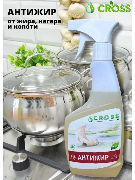 Антижир чистящее средство для кухни 0,5 л купить на OZON по низкой цене ...