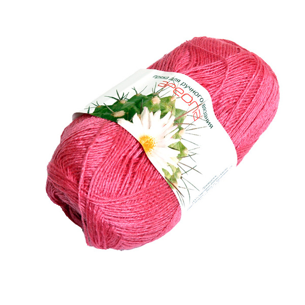 Пряжа Ареола Вискоза №10, цв.Коралл купить на OZON по низкой цене ...