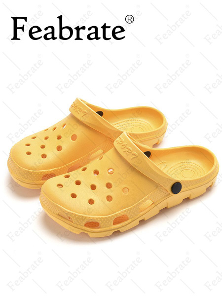 Сабо Женский Feabrate EVA, размер 36 Круглый нос, Водоотталкивающая пропитка Без каблука купить ...