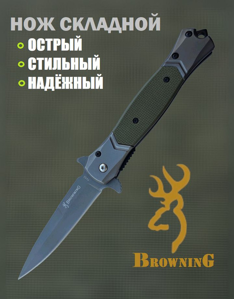 Нож складной, туристический, многофункциональный Браунинг купить на ...