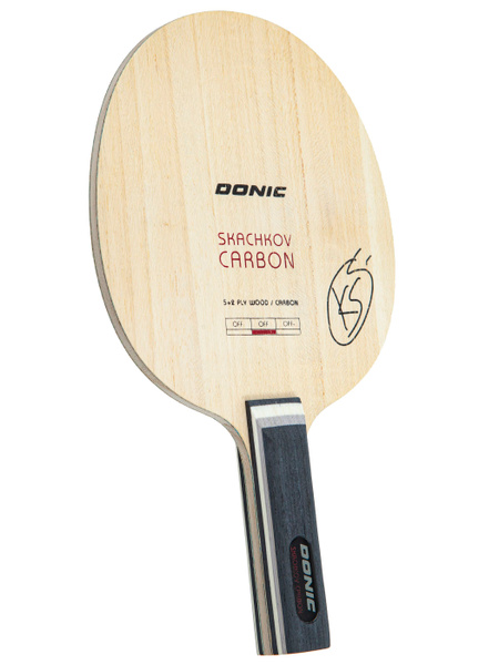 Основание для ракетки настольного тенниса DONIC Skachkov Carbon, ручка ...