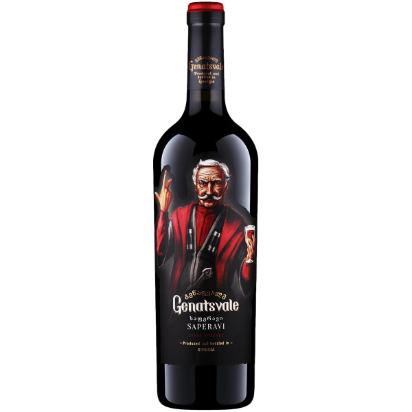 Вино Genatsvale Saperavi красное сухое 0,75 лБронирование алкоголя ...