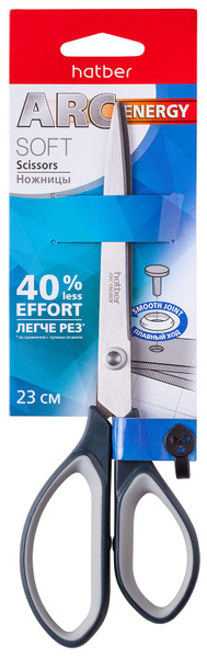 Ножницы Hatber 23 см START SOFT Лёгкий Рез купить на OZON по низкой цене (1922383550)