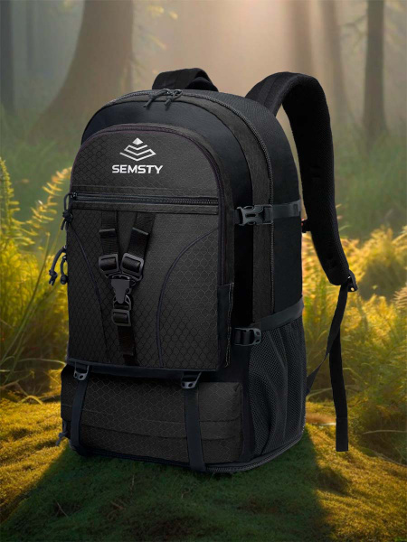 Рюкзак туристический Semsty SemstyBackpack черный, 50 л купить c ...