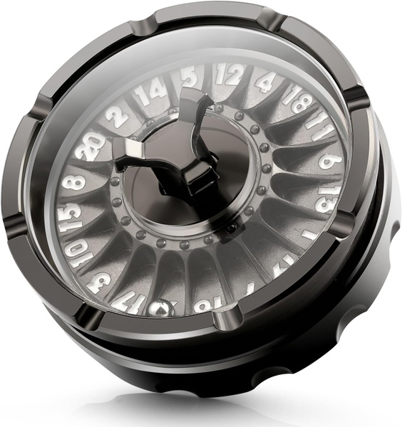 Dndnd Roulette D20 DICE, Metal 20 -боковые игры Spinner Game с ...