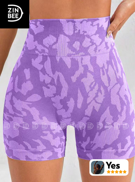 Шорты Женский ZinBee Пляжный фиолетовый, размер 44, 46 Капрон купить c доставкой на OZON по ...