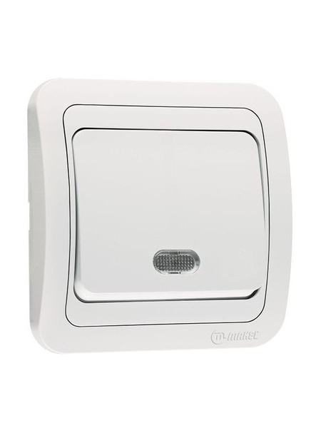 Выключатель 1-кл с подсветкой Makel Mimoza белый купить на OZON по низкой цене (1937431246)