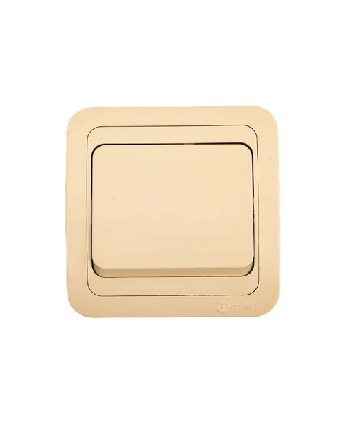 Выключатель 1-я Makel Mimoza кремовый 25001 купить на OZON по низкой цене (1699404872)